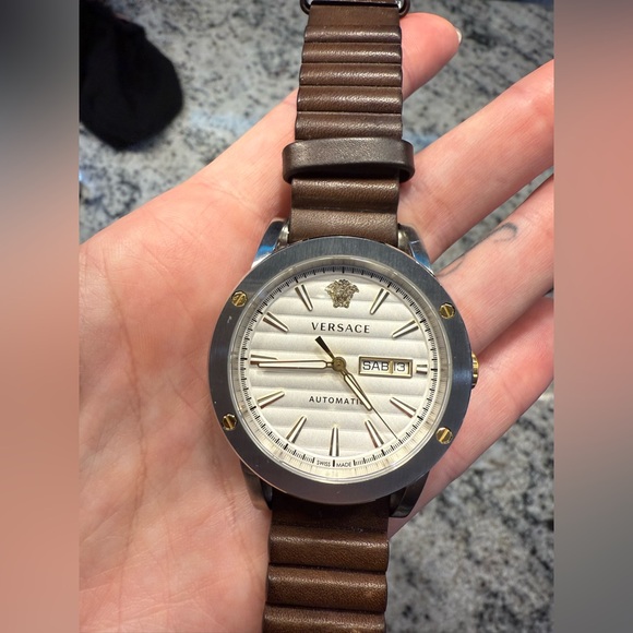 Versace | Accessories | Mens Versace Theros Automatic Watch | Poshmark